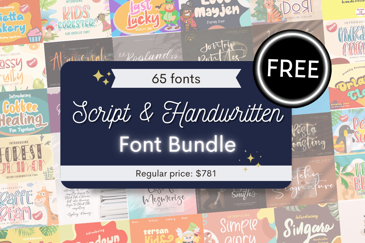 Script-Handwritten-Font teachers /Educational materials -Teacher's ...