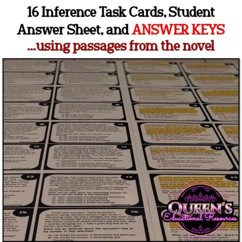 Novel Inference Task Card and Assessment, Making Inferences Assessments ...