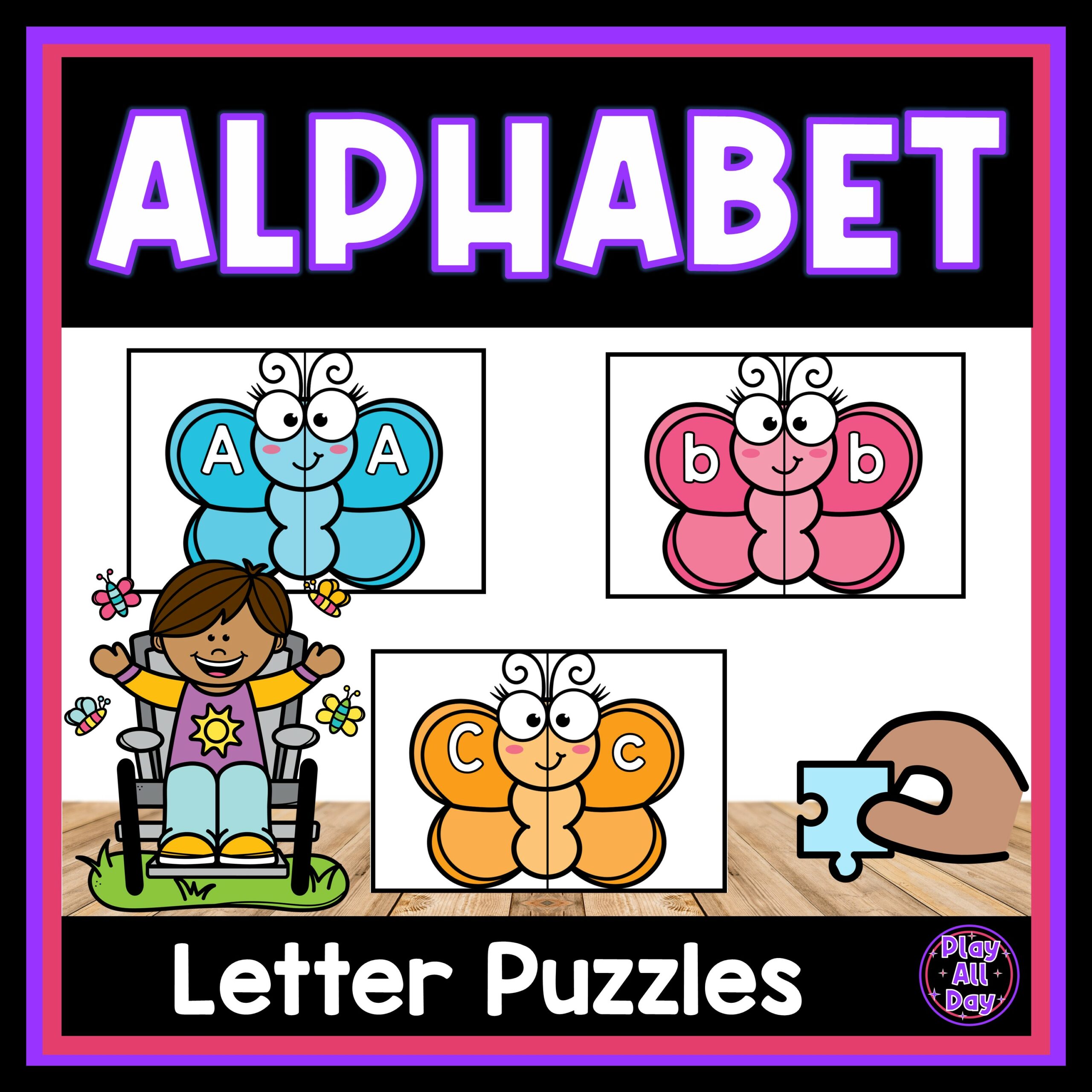 Spring Letter Matching Puzzles | Spring Alphabet Activities | Made By ...
