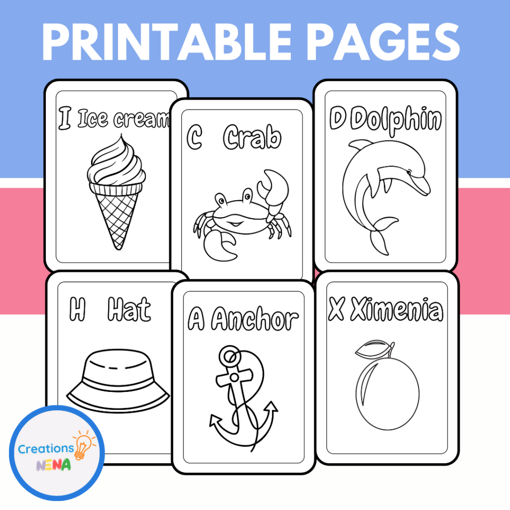 Summer Alphabet Coloring Pages. | Made By Teachers