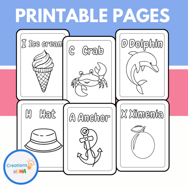 Summer Alphabet Coloring Pages. | Made By Teachers