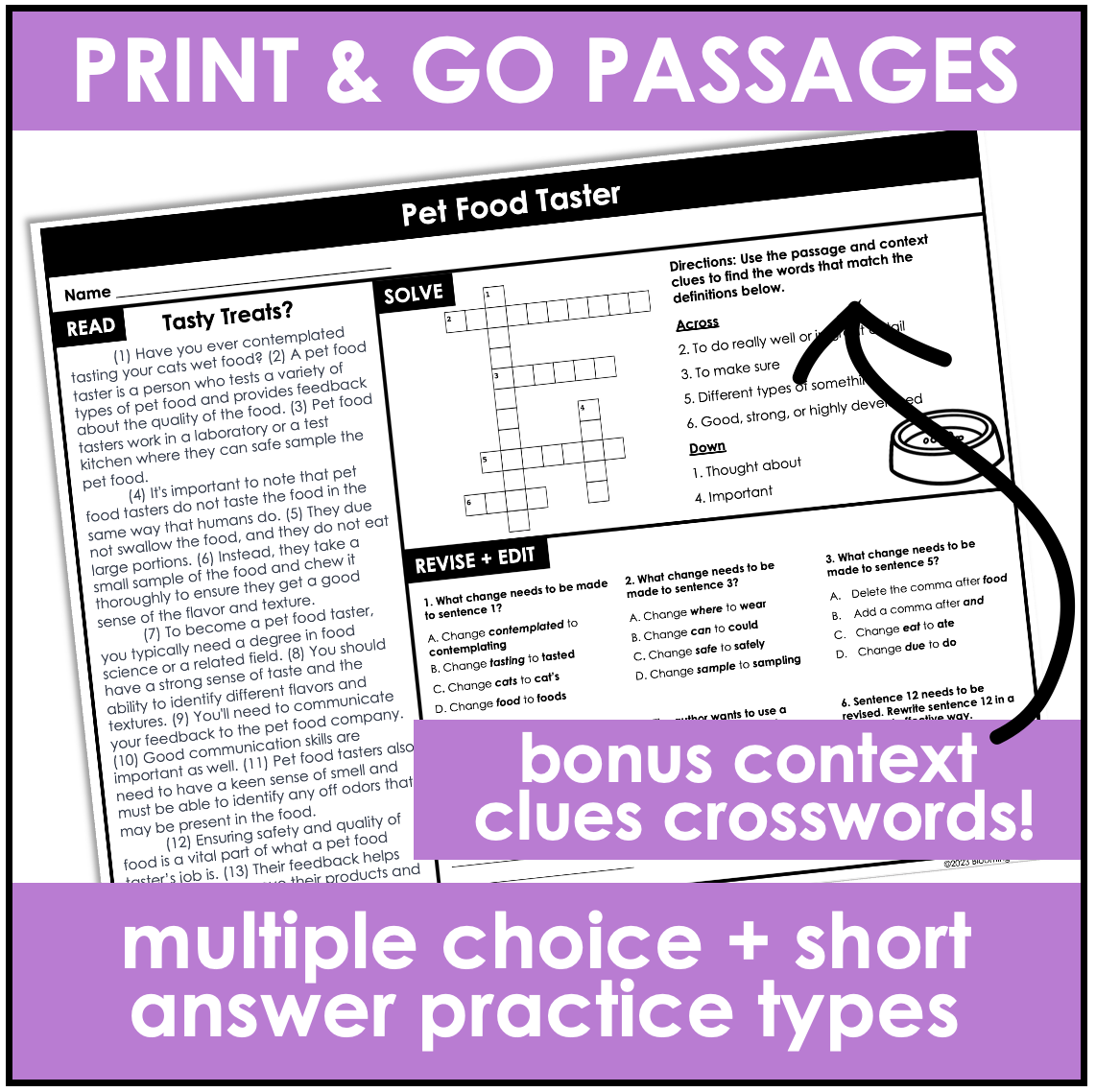 Revising and Editing Practice 5th Grade Passages with Opinion Writing ...