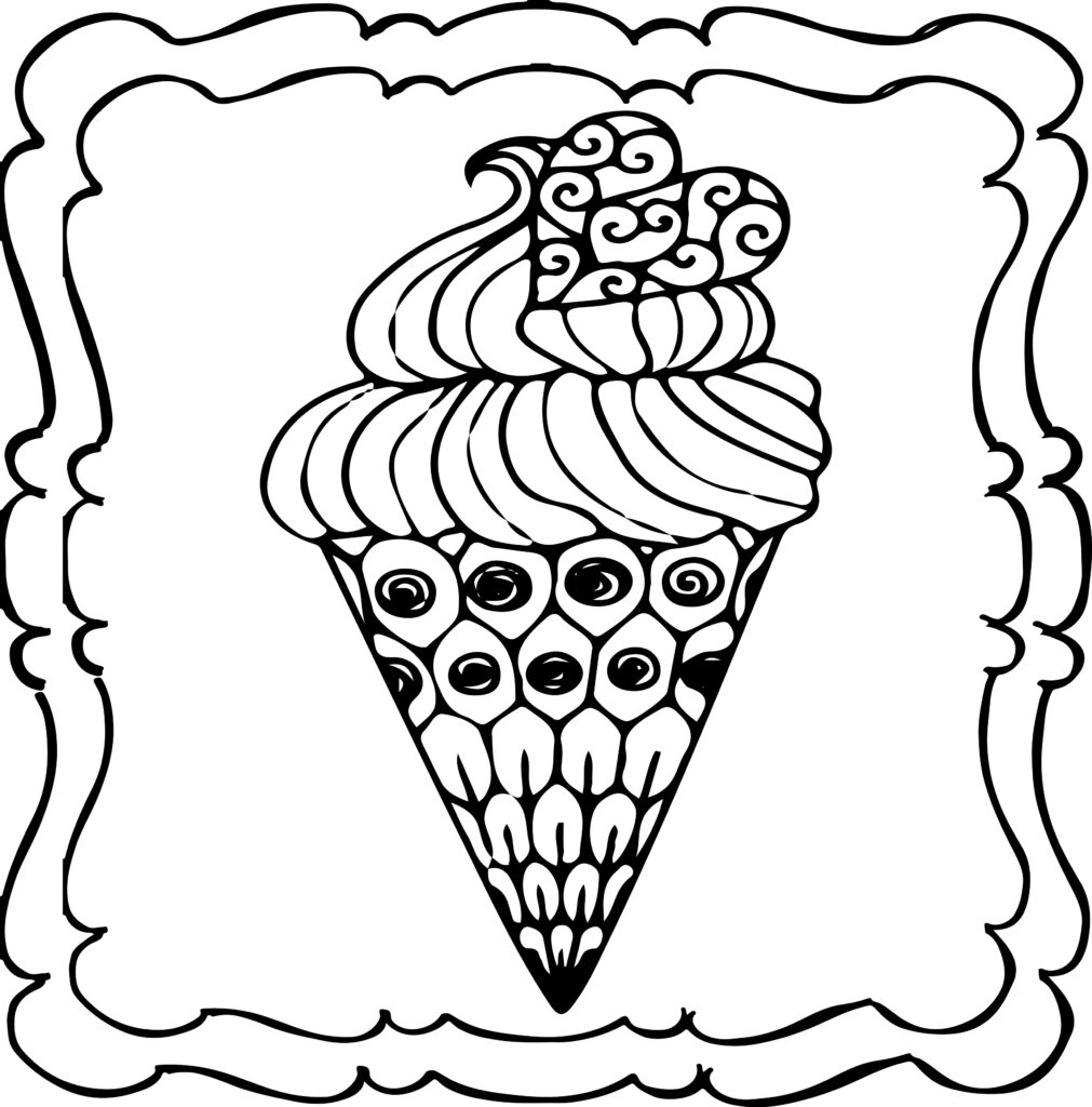 ice cream Coloring Book : Easy and Fun ice cream Coloring Book for Kids ...
