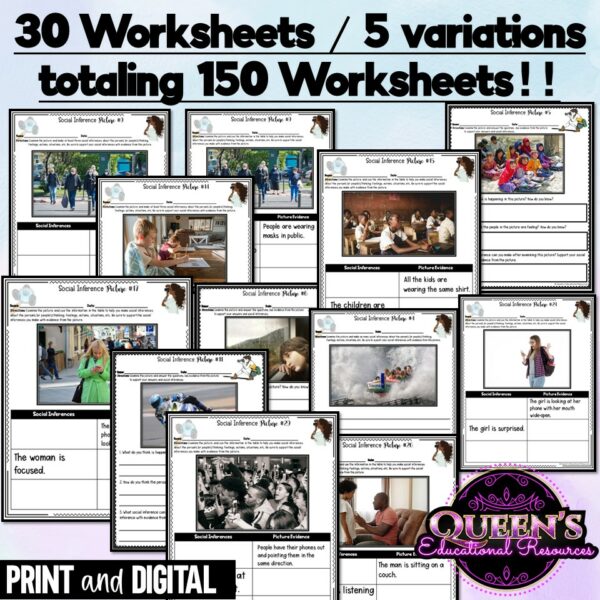 Making Inferences with Pictures, Social Inferences with Pictures ...