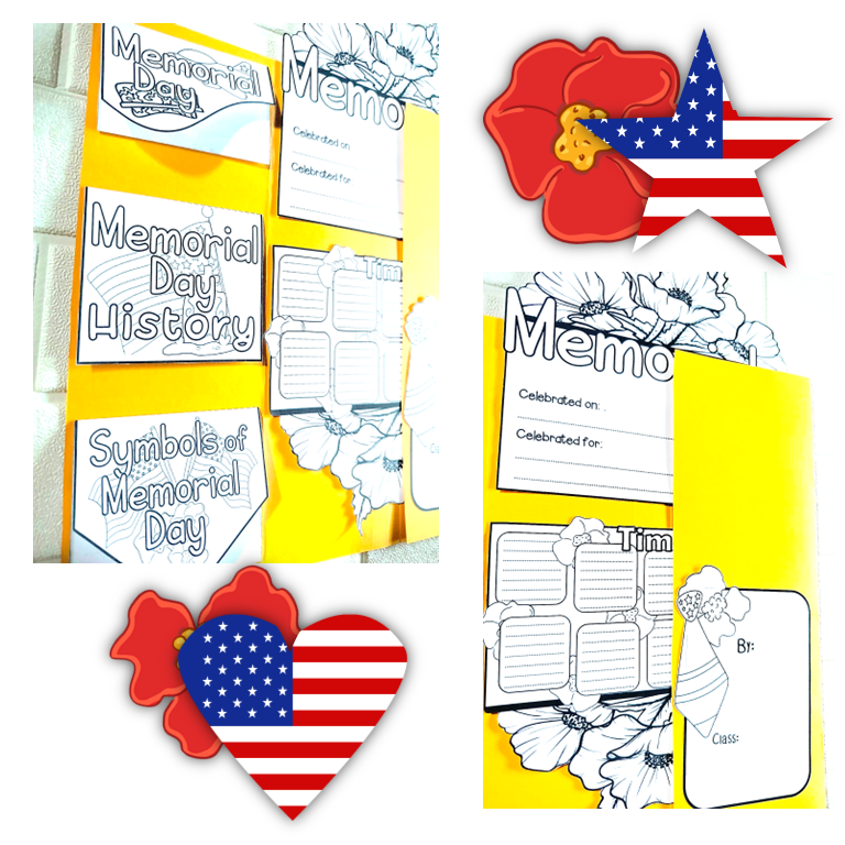 Memorial Day Lapbook with Reading Comprehension Activities | Made By ...