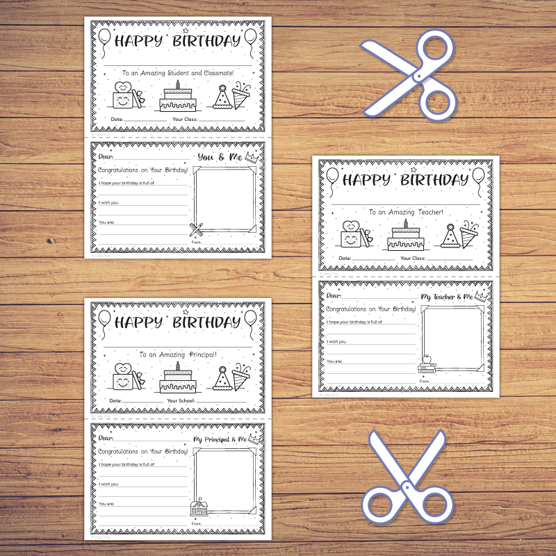 Happy Birthday Album Teachers, Students and Principals | Made By Teachers