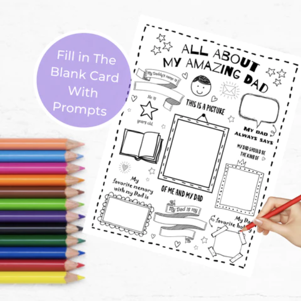 Father's Day Card (One Side) | Father’s Day Craft | Made By Teachers