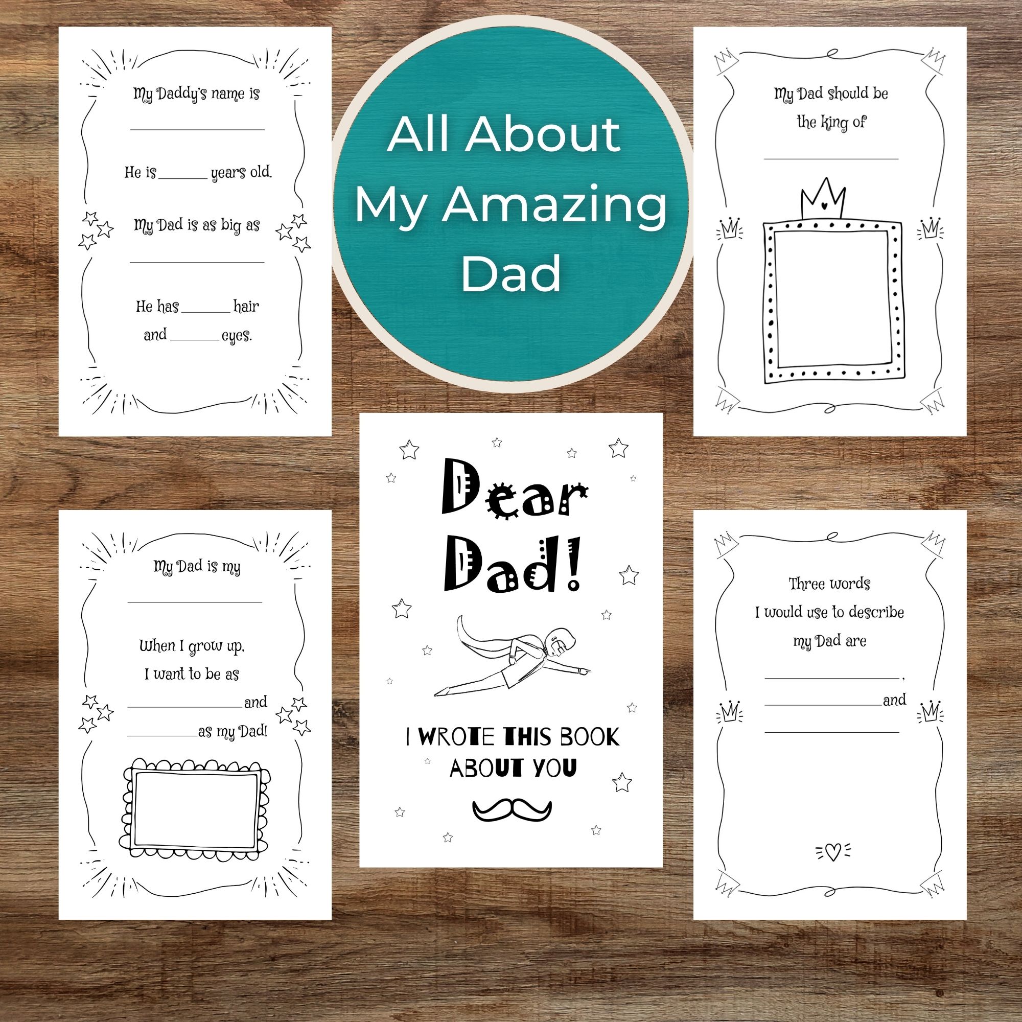 Father's Day Book From Kids | Made By Teachers