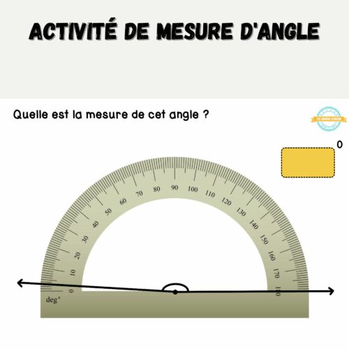 Activité de mesure d'angle French Boom Cards | Made By Teachers