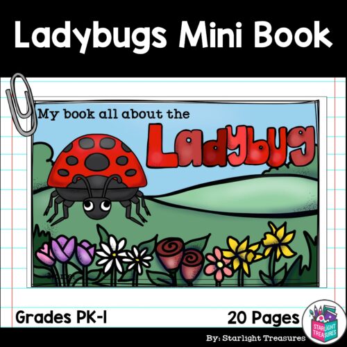 Ladybugs Mini Book for Early Readers - Animal Study | Made By Teachers