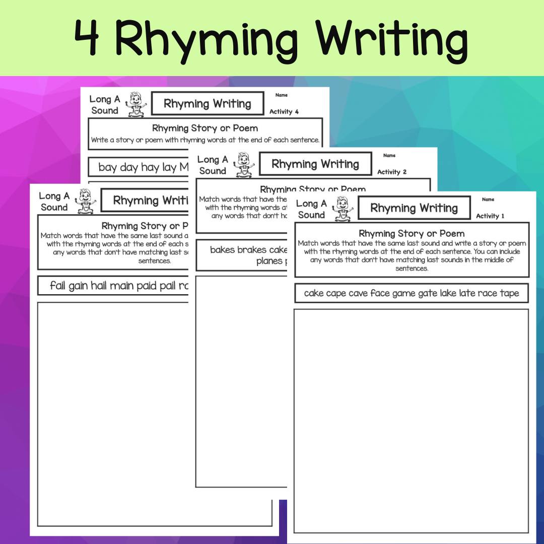 Rhyme Worksheets - Junior Primary - Phonological Awareness and Spelling ...