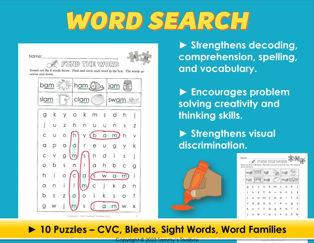 Summer Review Activities with Phonics Coloring Pages and Puzzles | Made ...