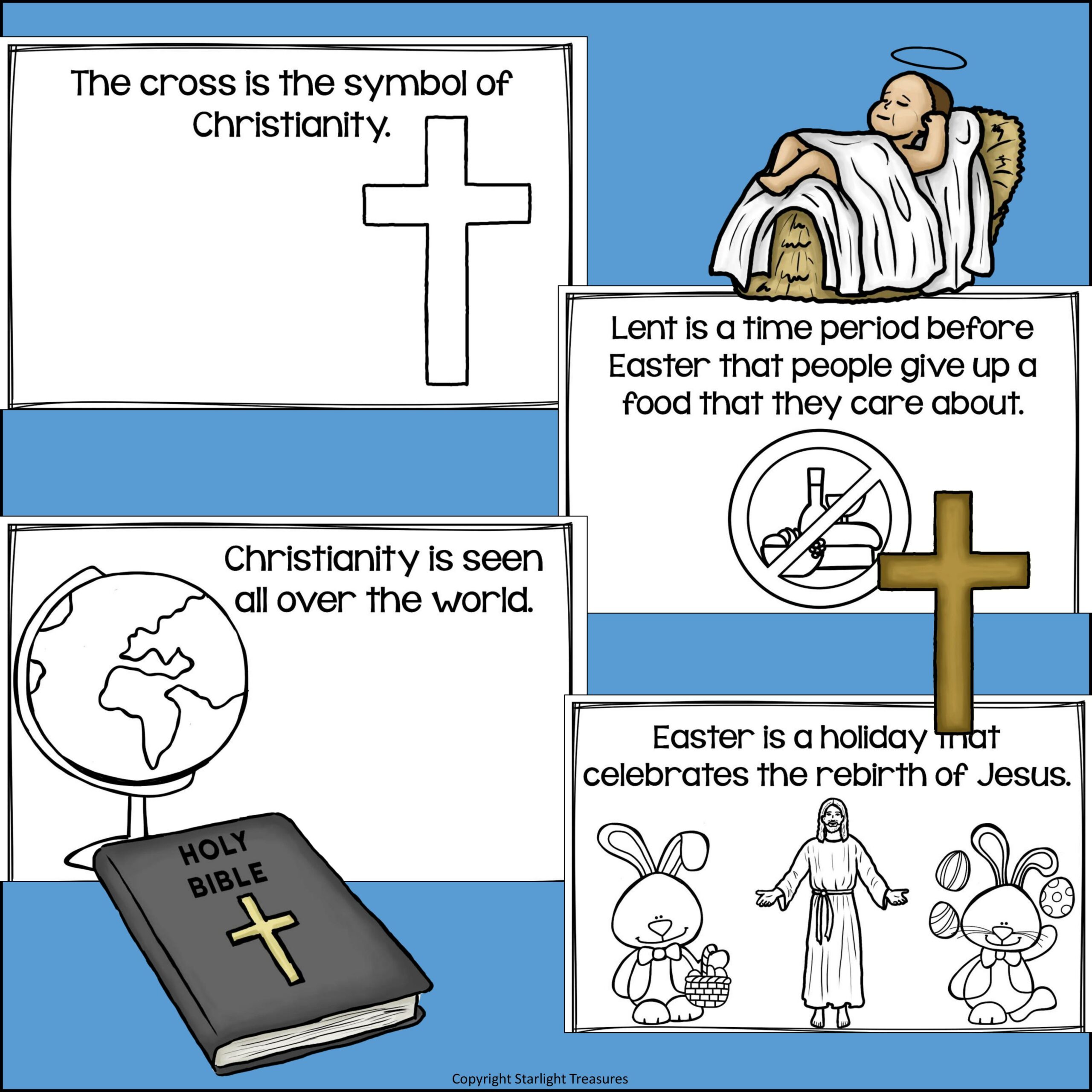 Christianity Mini Book for Early Readers: World Religions | Made By ...