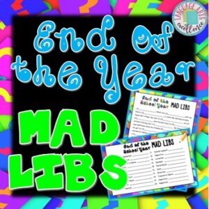 End of Year Mad Libs | Made By Teachers
