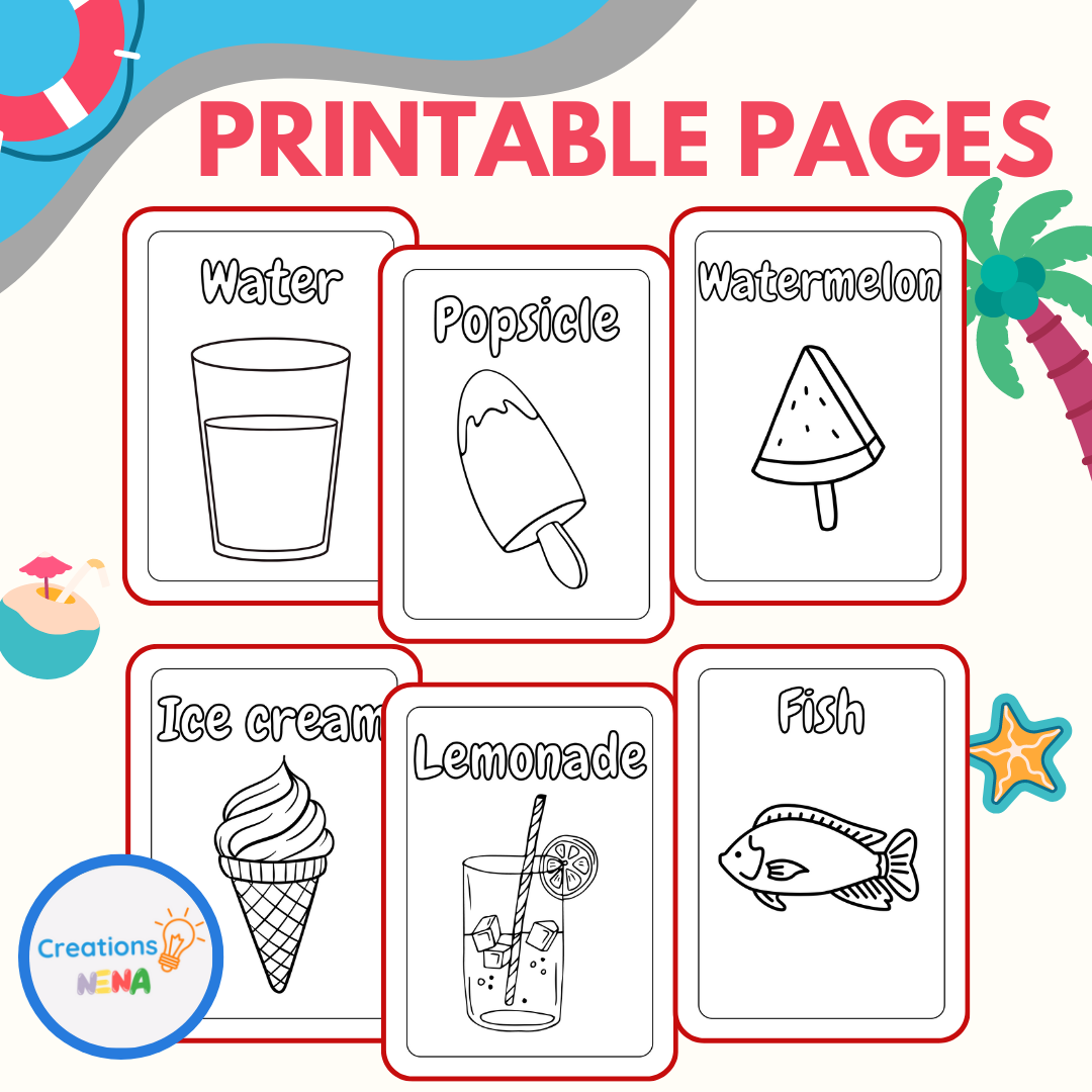 Summer Coloring Sheets. | Made By Teachers