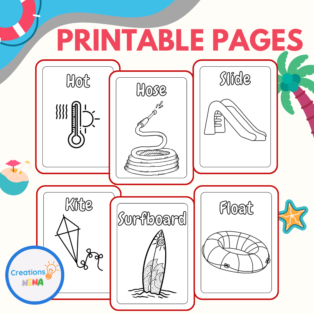 Summer Coloring Sheets. | Made By Teachers