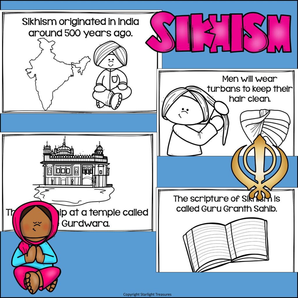 Sikhism Mini Book for Early Readers: World Religions | Made By Teachers