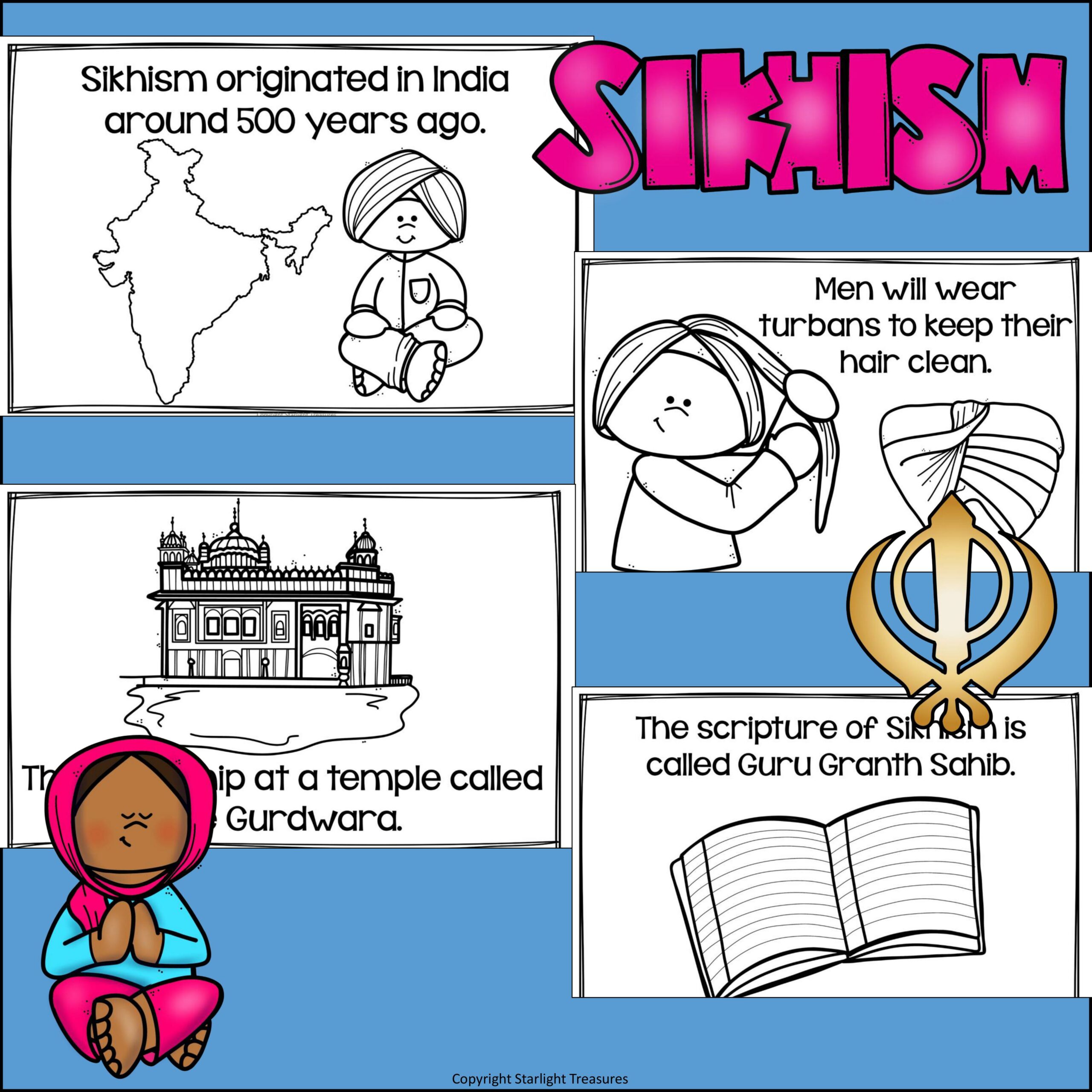 Sikhism Mini Book for Early Readers: World Religions | Made By Teachers