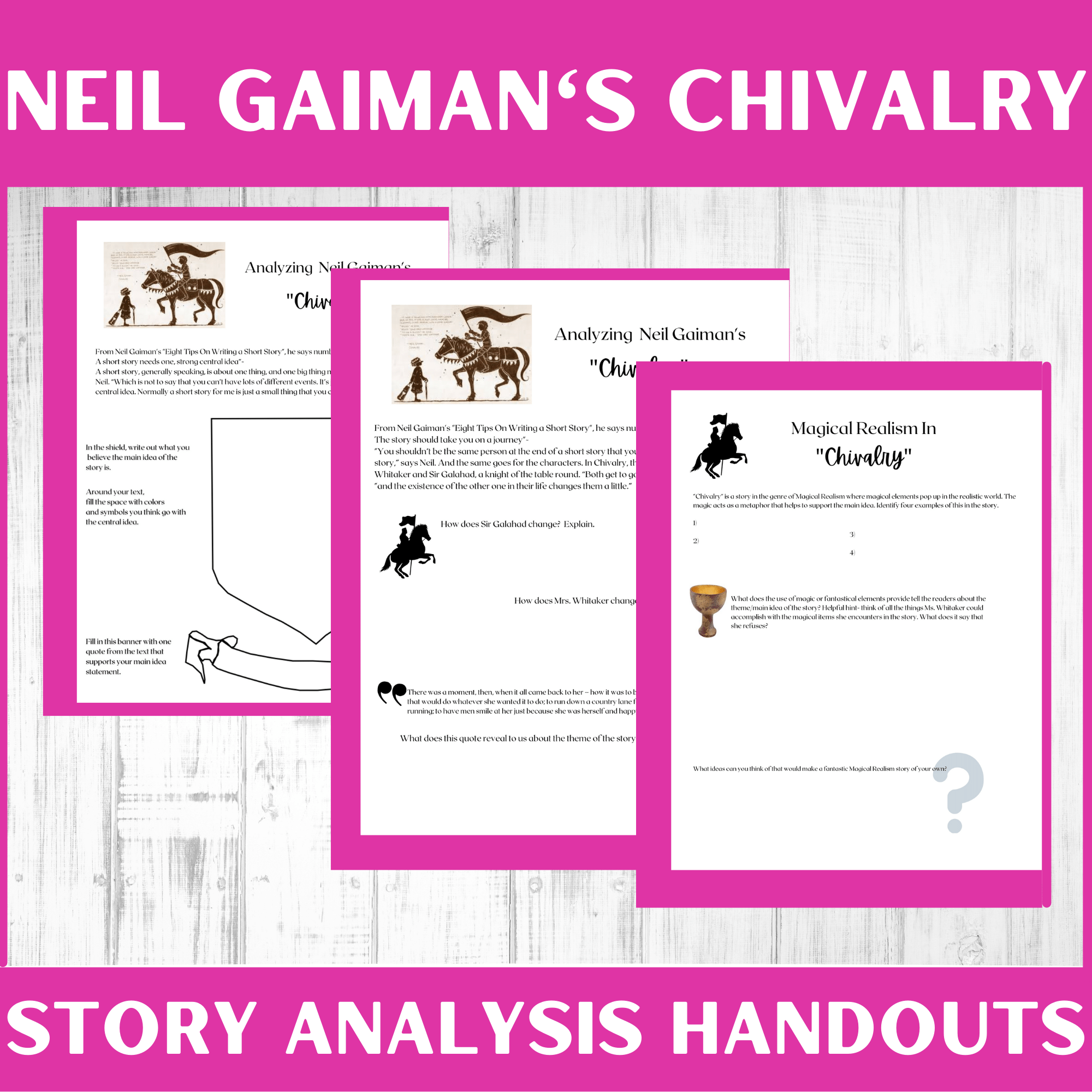Neil Gaiman's "Chivalry" and Magical Realism Combo | Made By Teachers