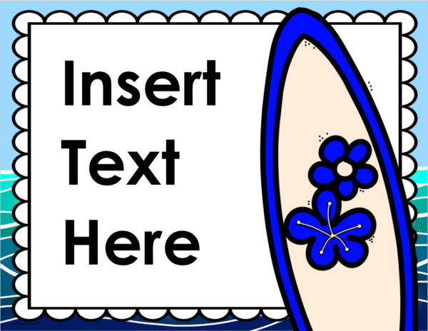 End of the Year Door Display Bulletin Board Surfing Surfboard Theme ...