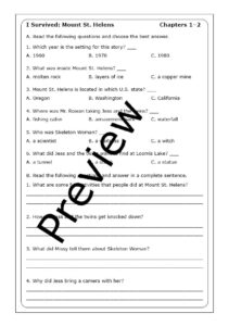 Lauren Tarshis "I Survived the Eruption of Mount St. Helens, 1980 ...