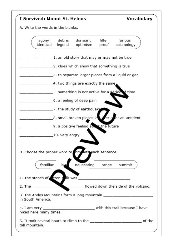 Lauren Tarshis "I Survived the Eruption of Mount St. Helens, 1980 ...