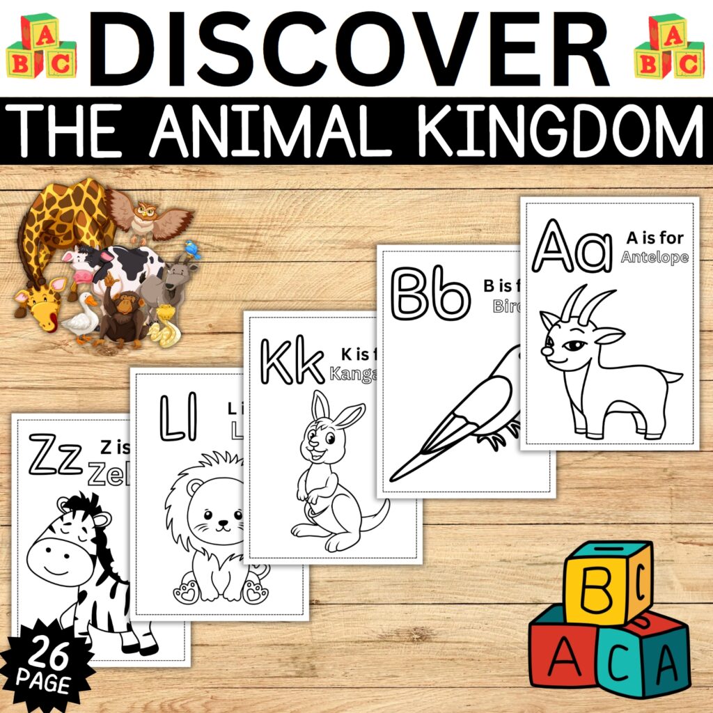 Engage Your Child's Learning with Fun Animal Coloring Pages for the ...