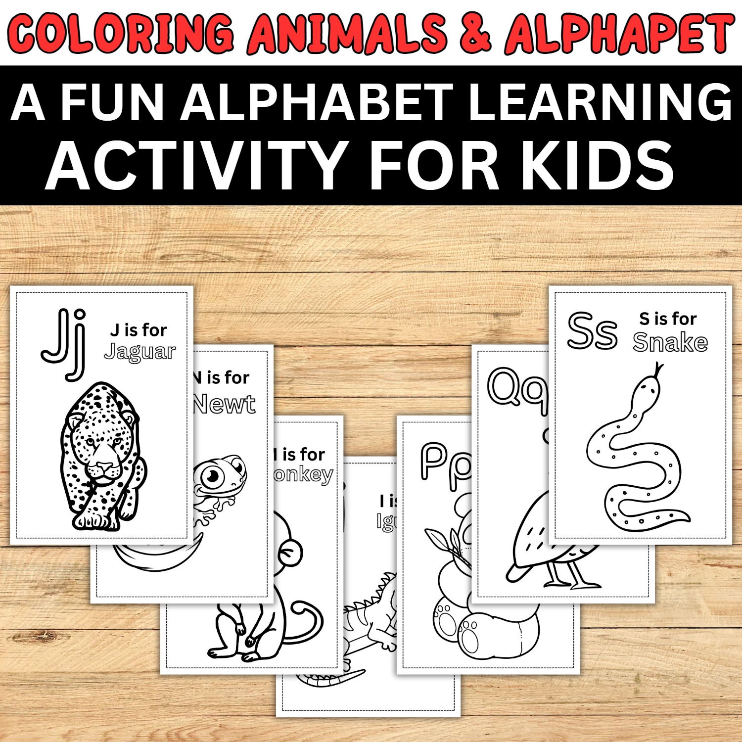 Engage Your Child's Learning with Fun Animal Coloring Pages for the ...