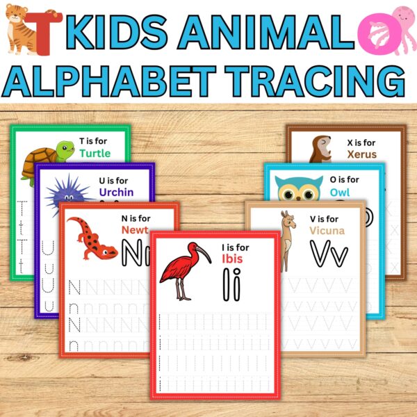 Safari Scribbles: A Jungle Animal Alphabet Tracing Workbook for ...
