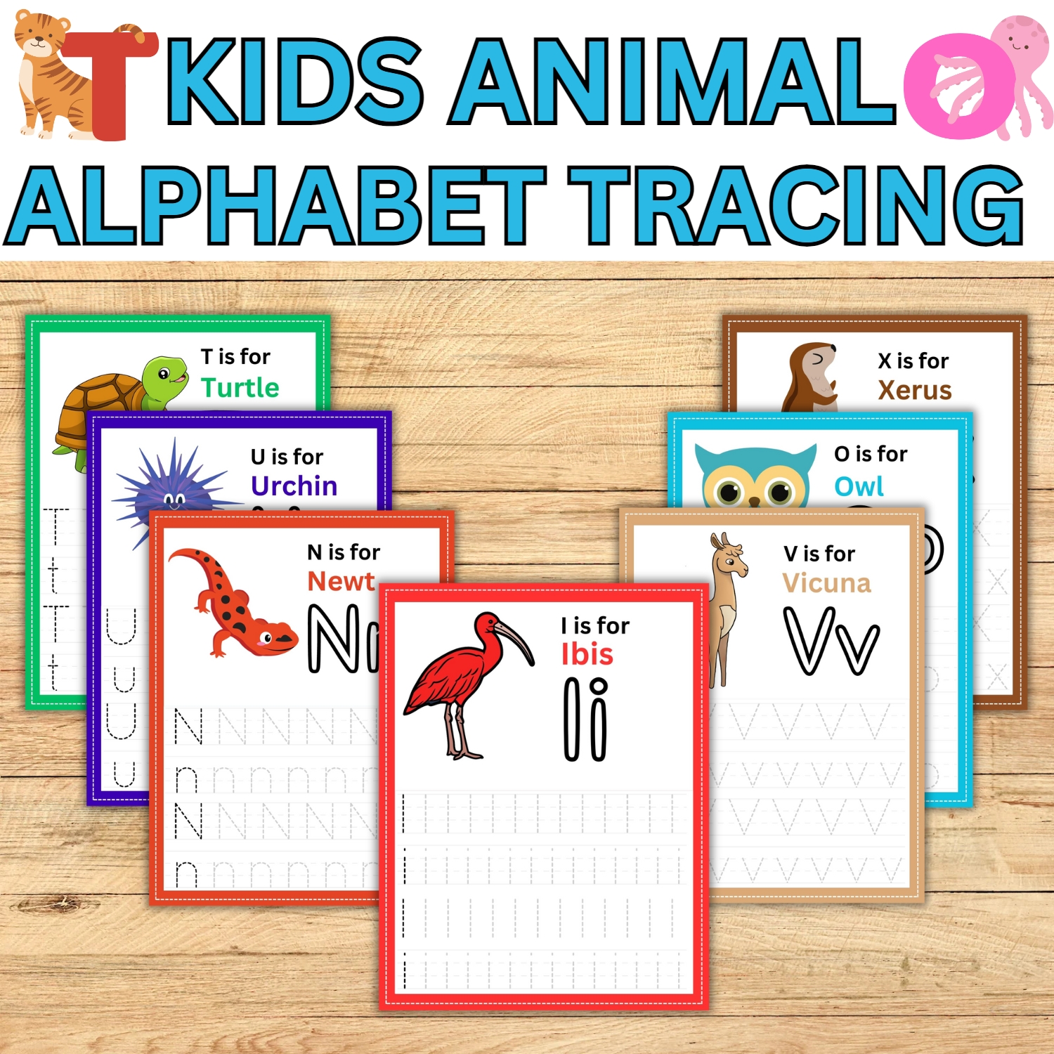 Safari Scribbles: A Jungle Animal Alphabet Tracing Workbook for ...