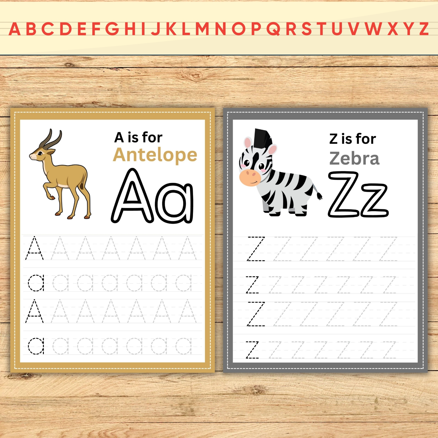 Safari Scribbles: A Jungle Animal Alphabet Tracing Workbook for ...