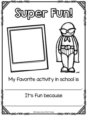 End of Year Memory Book (Superhero Theme) | Made By Teachers