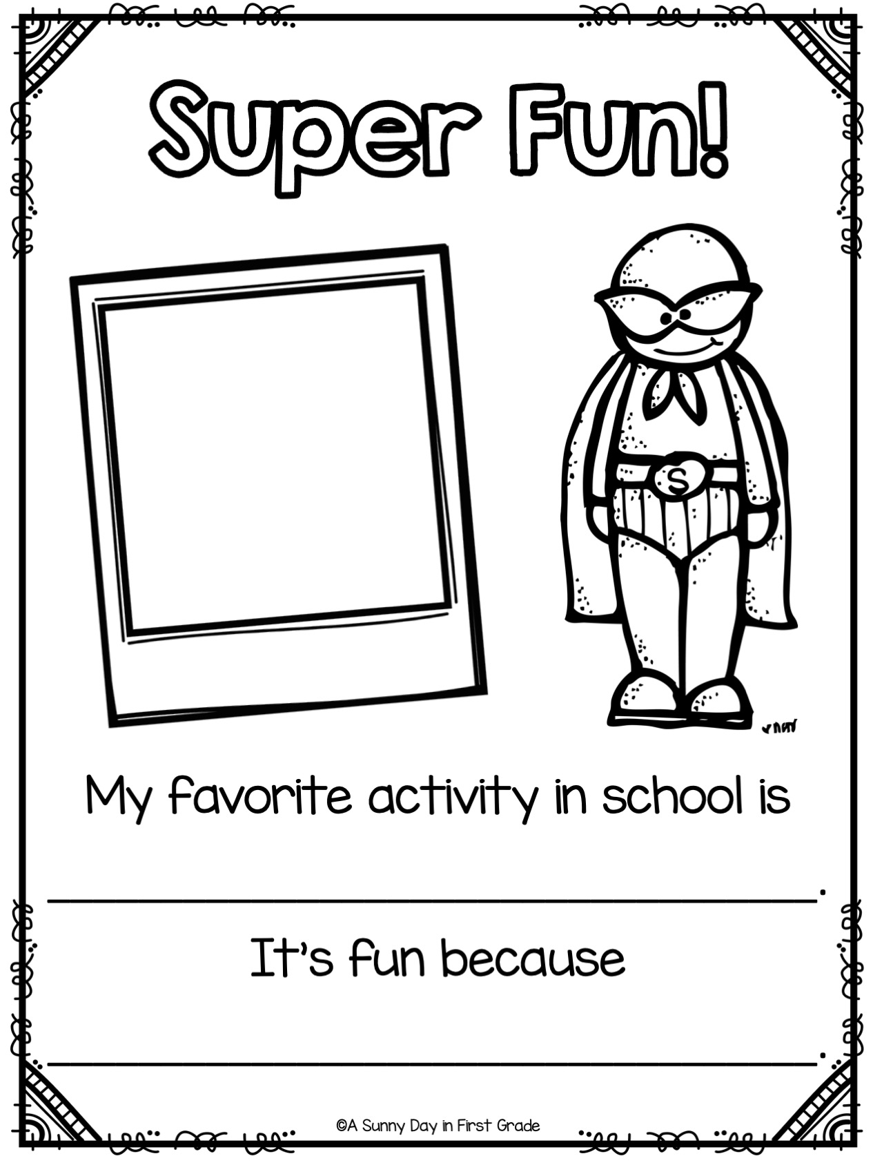 End of Year Memory Book (Superhero Theme) | Made By Teachers