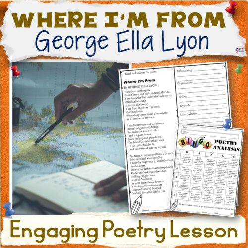 Where I'm From by George Ella Lyon - Poetry Mini Lesson - Print and ...