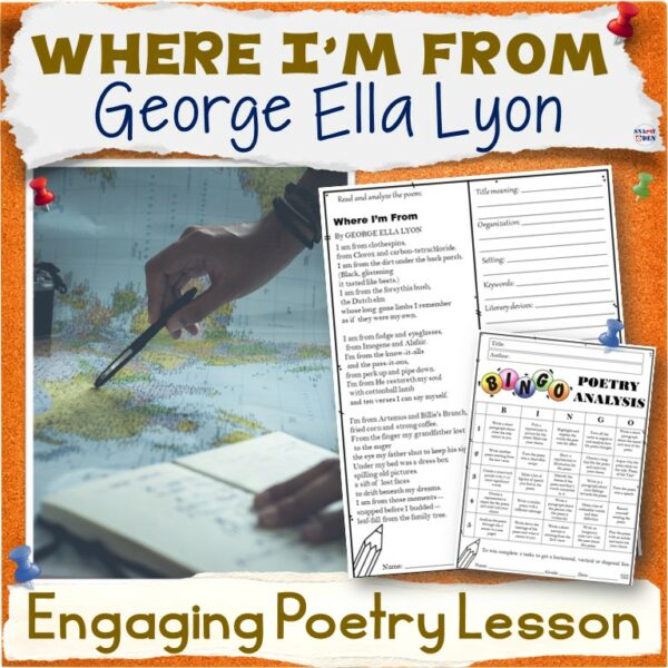 Where I'm From by George Ella Lyon - Poetry Mini Lesson - Print and ...