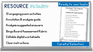 Where I'm From by George Ella Lyon - Poetry Mini Lesson - Print and ...