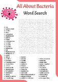 All About Bacteria word search Puzzle worksheet activities for kids ...