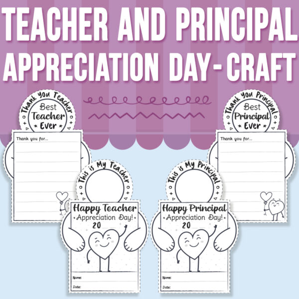 Teacher and Principal Appreciation Day Craft | Made By Teachers