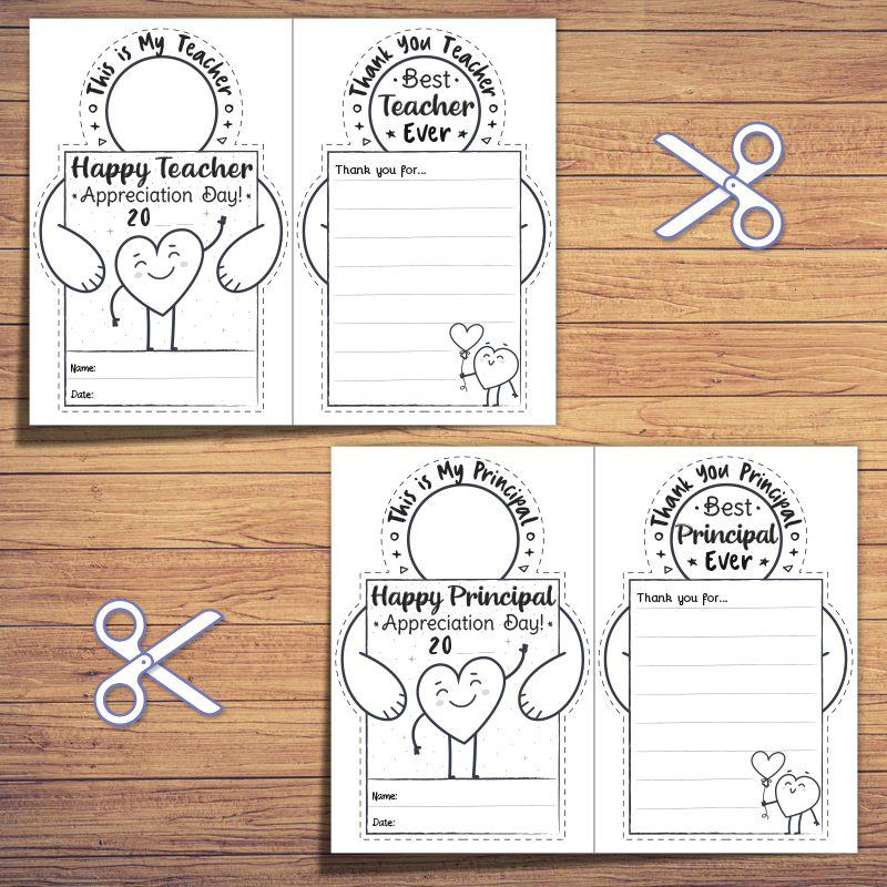 Teacher and Principal Appreciation Day Craft | Made By Teachers