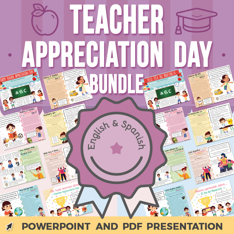 Teacher Appreciation Day PowerPoint Presentation BUNDLE | Made By Teachers