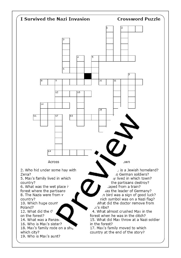 Lauren Tarshis "I Survived the Nazi Invasion, 1944" worksheets | Made ...