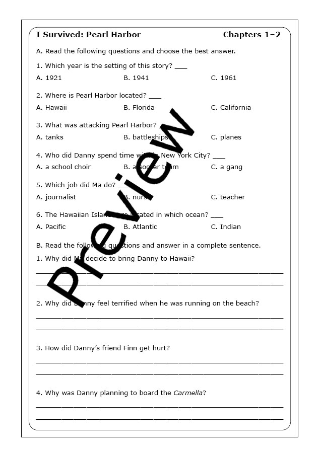 Lauren Tarshis "I Survived the Bombing of Pearl Harbor, 1941 ...