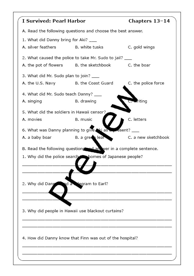 Lauren Tarshis "I Survived the Bombing of Pearl Harbor, 1941 ...