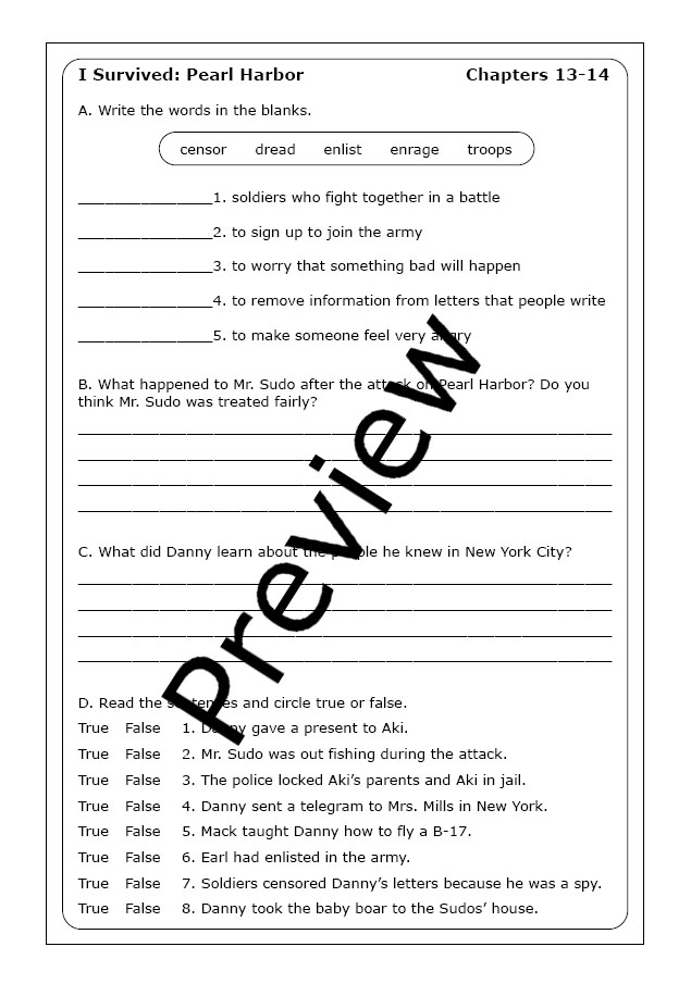 Lauren Tarshis "I Survived the Bombing of Pearl Harbor, 1941 ...