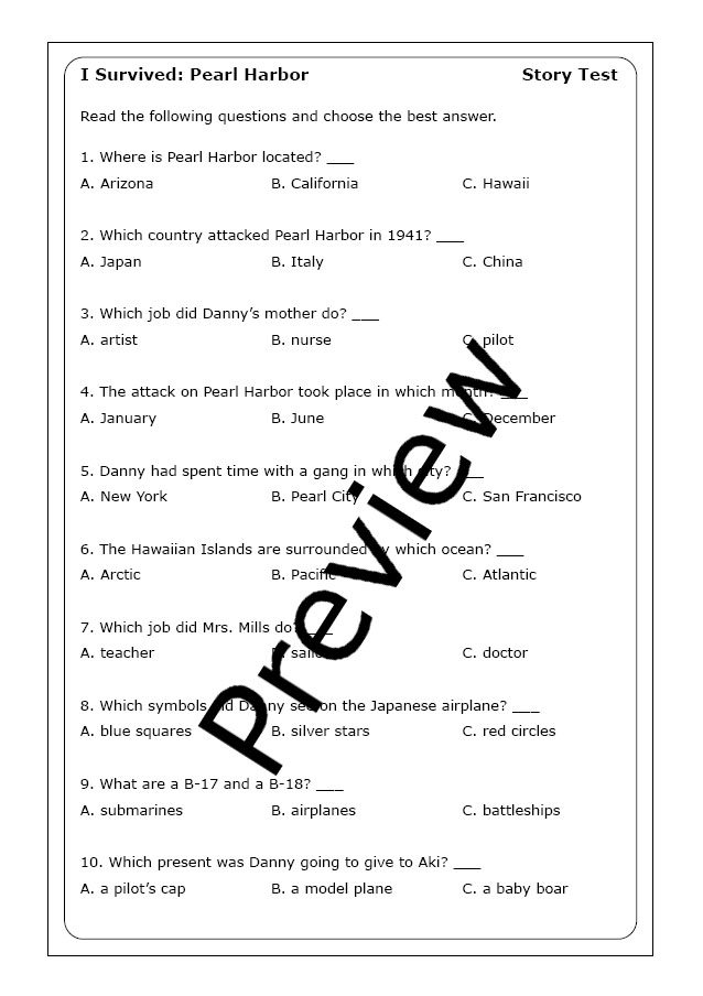 Lauren Tarshis "I Survived the Bombing of Pearl Harbor, 1941 ...