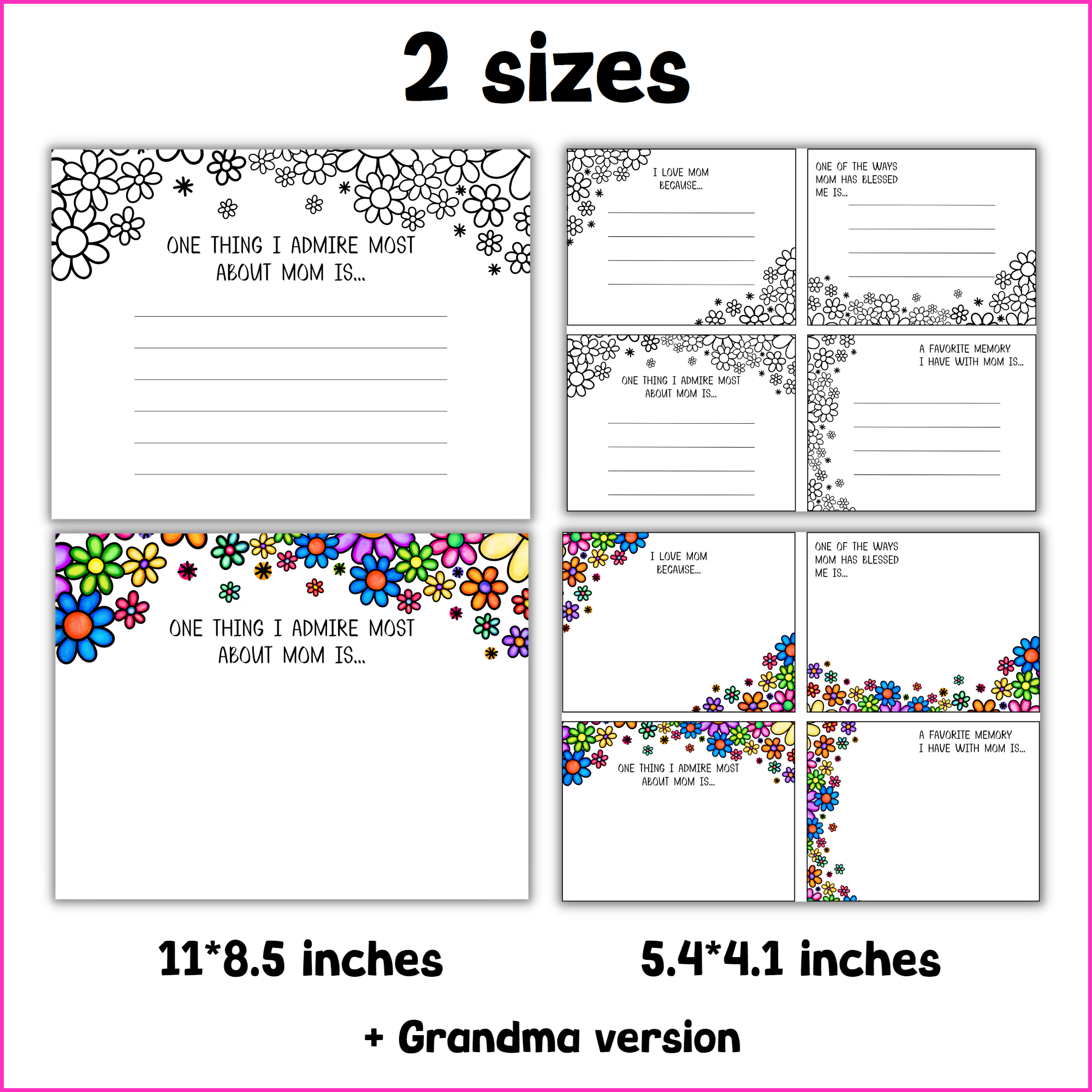 Mother's day cards | Mother's day Writing templates | For moms and ...