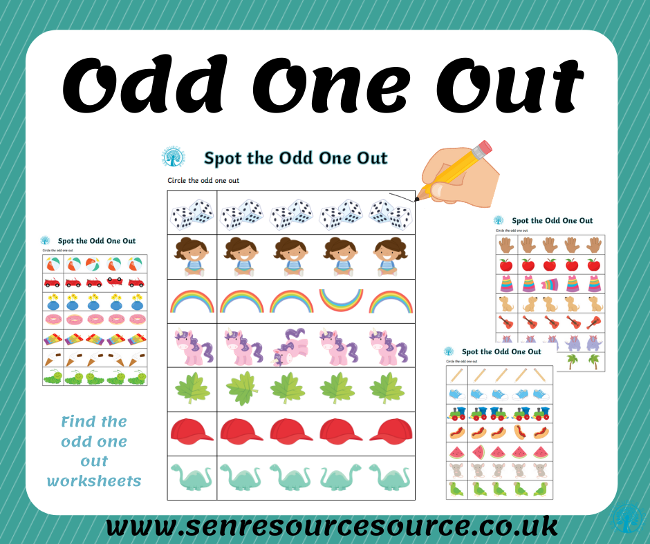 Spot the odd one out worksheets | Made By Teachers