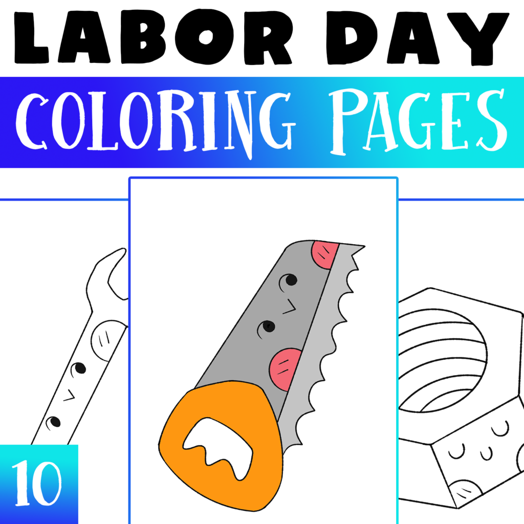 Labor Day Coloring Pages, International Workers' Day Coloring Worksheet ...