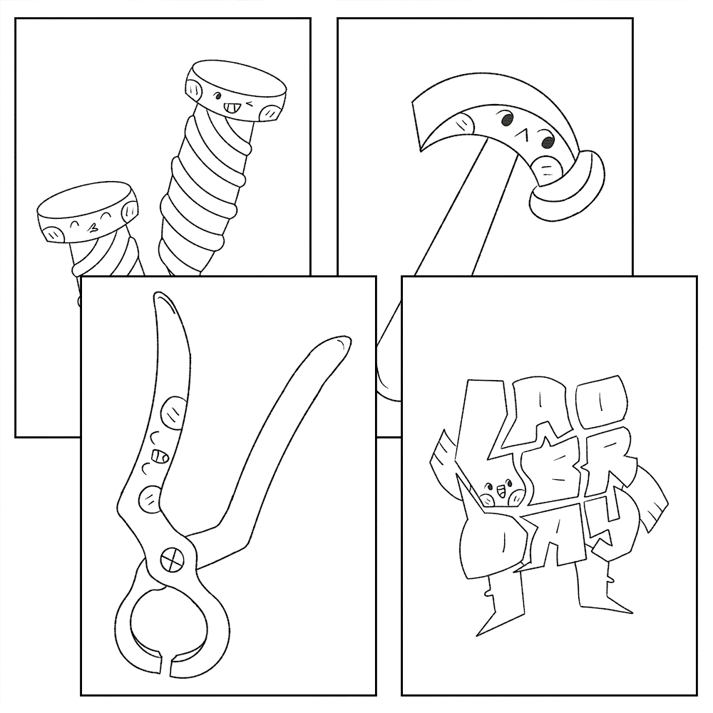 Labor Day Coloring Pages, International Workers' Day Coloring Worksheet ...