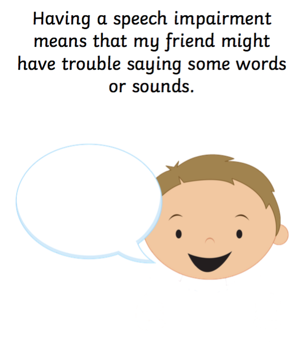 My Friend has a Speech Impairment Social Story | Made By Teachers